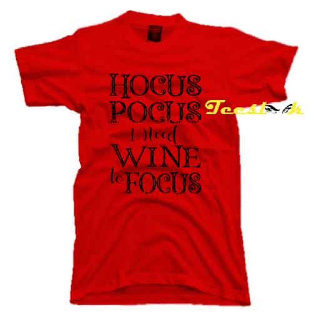 Hocus Pocus Wine Tee shirt